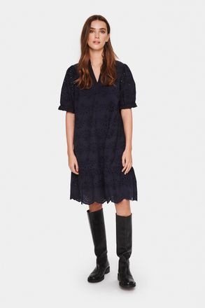 Saint Tropez Kleid Gerade Passform Night Sky dark blue