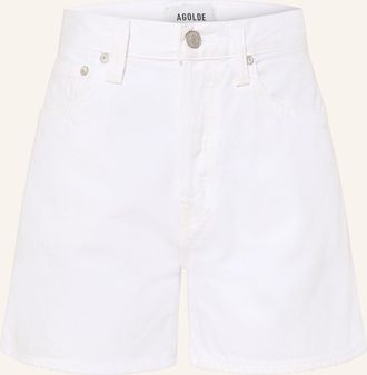 A Gold E Agolde Jeansshorts Parker Long weiss