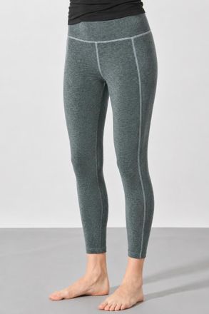 Hempage Hempage Damen vegan Yoga Leggings Melange Titanium