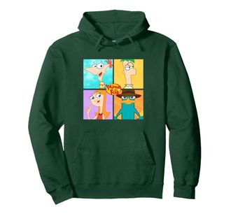 Disney Phineas und Ferb Charakter Box Up Pullover Hoodie