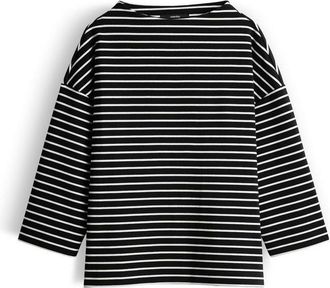 someday 3/4-Arm-Shirt KALEO Loose aus BCI Cotton Mix weite Passform, leicht ausgestellt geschnitten