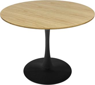 Oviala Esstisch, rund, 4 Personen, Durchmesser 100 cm, helles Holz