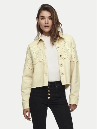 Only Jeansjacke Elena 15232378 Beige Regular Fit