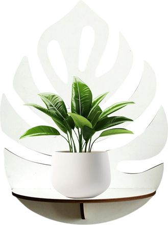 Generic Schwimmende Regale f&uuml;r Wand,Schwimmende Wandregal - Dekoratives Wand montiert | Einfache laubf&ouml;rmige Wandhalter, hohles Holzregal f&uuml;r Wohnzimmer im Sc