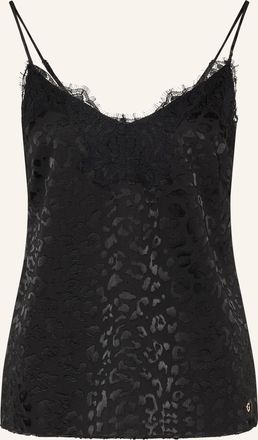 Guess Spitzentop Danielle schwarz