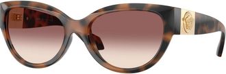 Versace Ve4524U Cat-Eye-Sonnenbrille - - Accessories - Damen - Braun - 56 MM