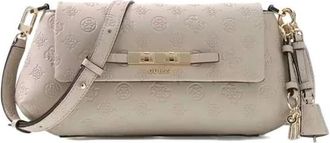 Guess Carmella Crossbody Flap - - Bags - Damen - Beige - ONE SIZE