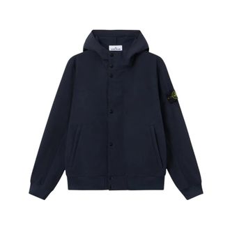 Stone Island Light Soft Shell-R Jacke - - Jackets - Herren - Blau - L