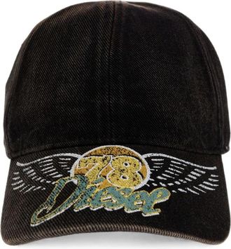 Diesel C-Zanzy Baseball Cap - - Accessories - Herren - Schwarzk - S