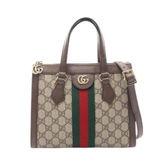 Gucci Pre-owned Ophidia GG Coated Canvas 2way Tote Bag - - Pre-owned - Damen - Braun - ONE SIZE