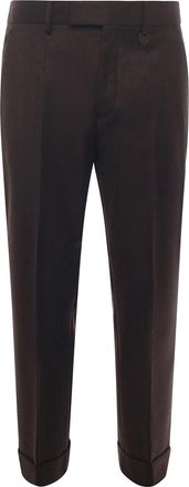 Burberry Pantalon Couturier - Marron