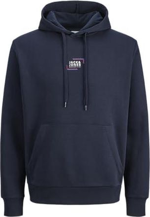 Jack & Jones Sweat &agrave; Capuche Jjcorp Graphic Noos Blazer Bleu Marine XXL, Blazer Bleu Marine., XXL