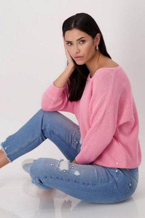 Monari Rundhalspullover