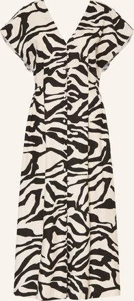 Ichi Kleid Ihlinno Mit Leinen schwarz