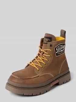 Replay Boots aus Leder mit Label-Details Modell SANDTOWN