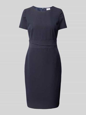 Jake*s Knielanges Etuikleid in unifarbenem Design