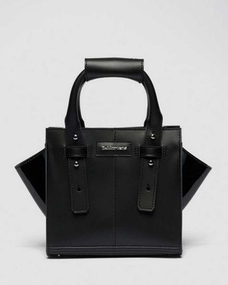 Dr. Martens Kleine Leder Tote Bag in Schwarz