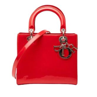 Dior Pre-owned Lady Satchel - - Pre-owned - Damen - Rot - ONE SIZE