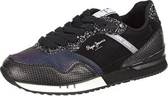 Pepe Jeans London Femme London W Queen 0, 999BLACK, 36 EU