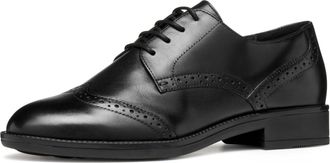 Geox Damen D Jaylon 2 Oxford, Black, 38.5 EU