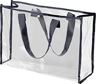 Generic Sac de Natation Portable Sac de Rangement Cosmétique Sac de Rangement Multifonctionnel Transparent Grande Capacité Sac de Plage Sacs à Main Femme, ble
