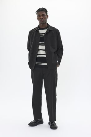 Matinique Overshirts Gerade Passform black