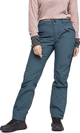 RevolutionRace Silence Proshell 3L Pants, Pantalon pour Femme, Pantalon Ventilée et Imperméable pour la randonnée et Autres activités de Plein air, Moonlit Ocean 3.0