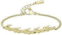 Lacoste Bracelet pour Femme Collection CROCODILE en Or Jaune avec des Charms en Forme de Crocodile - 2040510