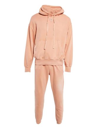 HUGO BOSS survêtement à capuche en coton - Rose