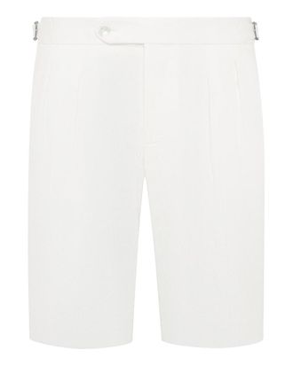 HUGO BOSS Leichte Bermudashorts aus Leinen in