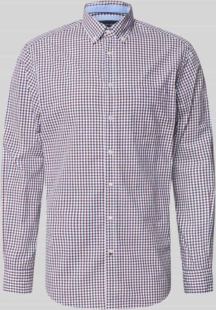 Christian Berg Regular Fit Freizeithemd mit Button-Down-Kragen