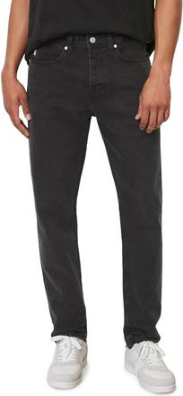 Marc O'Polo Denim Herren Jeanshose mit Stretch-Anteil Tapered Fit, Schwarz (Multi/Greyish Worn Out Black), W28/L30