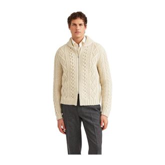 Morris Herren, Strickwaren, Wei&szlig;, LGr&ouml;&szlig;e