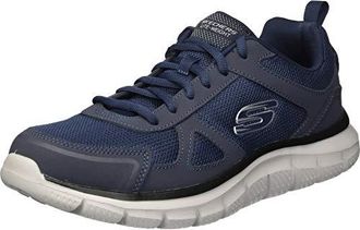 Skechers Track-scloric, Sneakers Basses Homme, Bleu (Navy 52631-Nvy), 45 EU