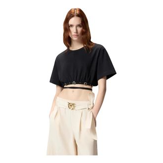 Pinko Ariano Maglia Jersone - - Tops - Damen - Schwarzk - M