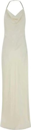 Stella McCartney Femme, Robes, Blanc, Taille: 36 FR Forever Emb Dress