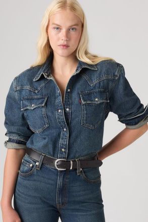 Levi's 80s Western Lightweight Shirt - Damen - Mittlere Waschung / Mittlere Waschung