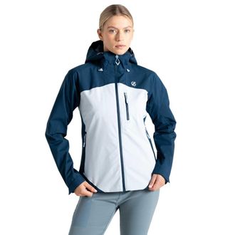 Dare 2B Dare 2b Torrek II Damenmantel mit durchgehendem Rei&szlig;verschluss, wasserdicht, Skyway/Moonlight Denim, 40