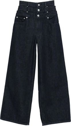 Viktor & Rolf Jeans im Layering-Look - Blau