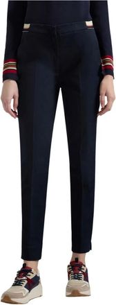 Harmont & Blaine Femme, Pantalons, Bleu, Taille: 40 FR Pantalon en Gabardine Stretch