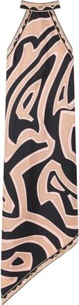 Pucci Femme, Robes, Multicolore, Taille: 36 FR Labirinto Halterneck Midi Dress