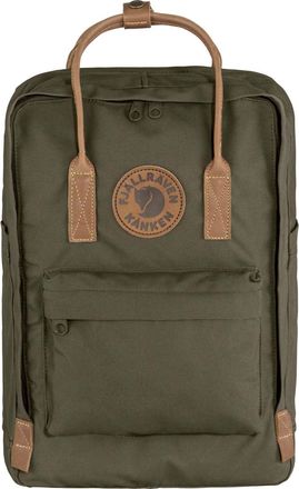 Fjällräven Unisex Kånken No. 2 Laptop 15 Rucksack, Dark Olive, One Size