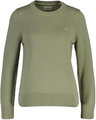 GANT Gant Classic Cotton C-Neck Pull Homme, Faded Sage, XXL