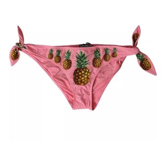 Dolce & Gabbana Pineapple Swimsuit Bikini Bottom - - Swimwear - Damen - Rosa - ONE SIZE
