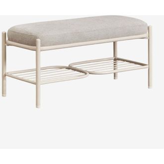 Sklum Anisa gepolsterte Bank 90 cm Braun Tapioca
