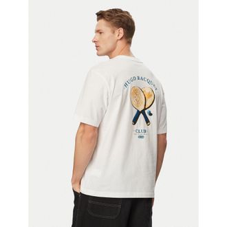 HUGO BOSS T-Shirt Nulaxo 50560093 Wei&szlig; Regular Fit
