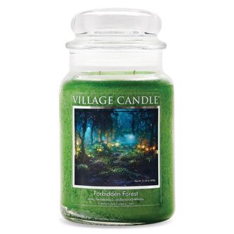 Village Candle Forbidden Forest Fantasy Großes Glas