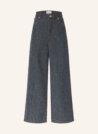 Ganni Wide Leg Jeans blau