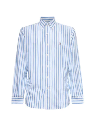Polo Ralph Lauren Striped Cotton Shirt - Blue