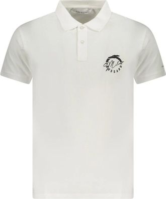 Trussardi Short Sleeve Polo - - Tops - Herren - Wei&szlig; - S